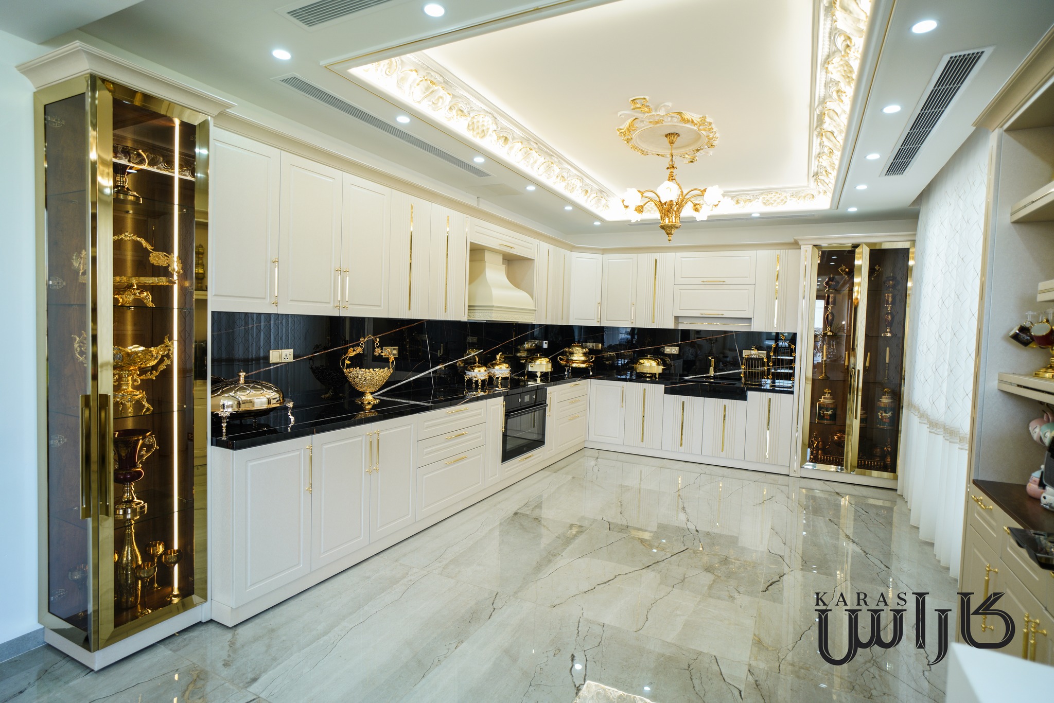 Gold Plated Titanium Material with Italian Porcelain Stone used for ...